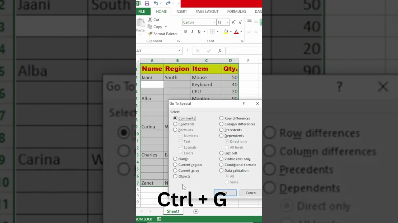 Don't Drag use this Excel Tricks || #excel #shorts