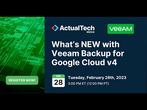 What’s NEW with Veeam Backup for Google Cloud v4