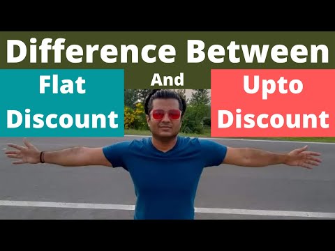 Difference between Flat Discount and Upto Discount in Hindi | Vinternet | Vivek Vashistha