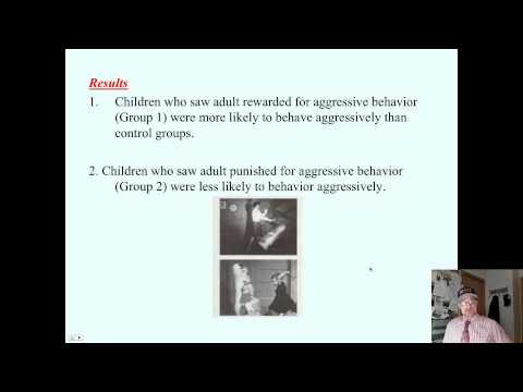 3. SOCIAL LEARNING THEORY: BANDURA - A CLASSIC STUDY