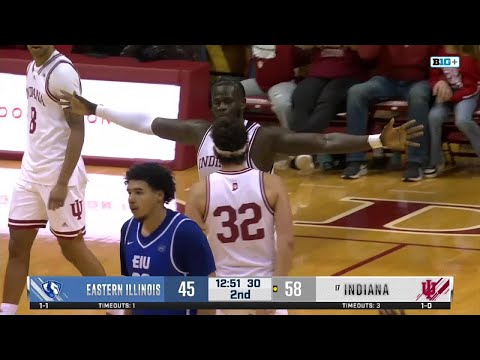 Oumar Ballo Throws It Down vs. Eastern Illinois | Indiana Men's Basketball | 11/10/2024