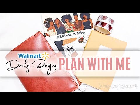 Walmart Daily Planner Plan With Me featuring Isis Ella Jewels