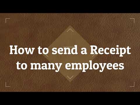 Sending of one receipt to many employees - File Management System eOffice Tutorials