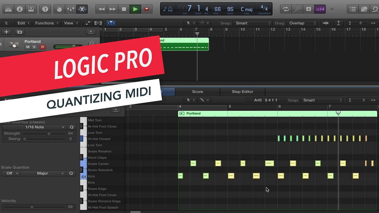 Quantizing MIDI in Logic Pro | Tutorial | Beginner | Berklee Online