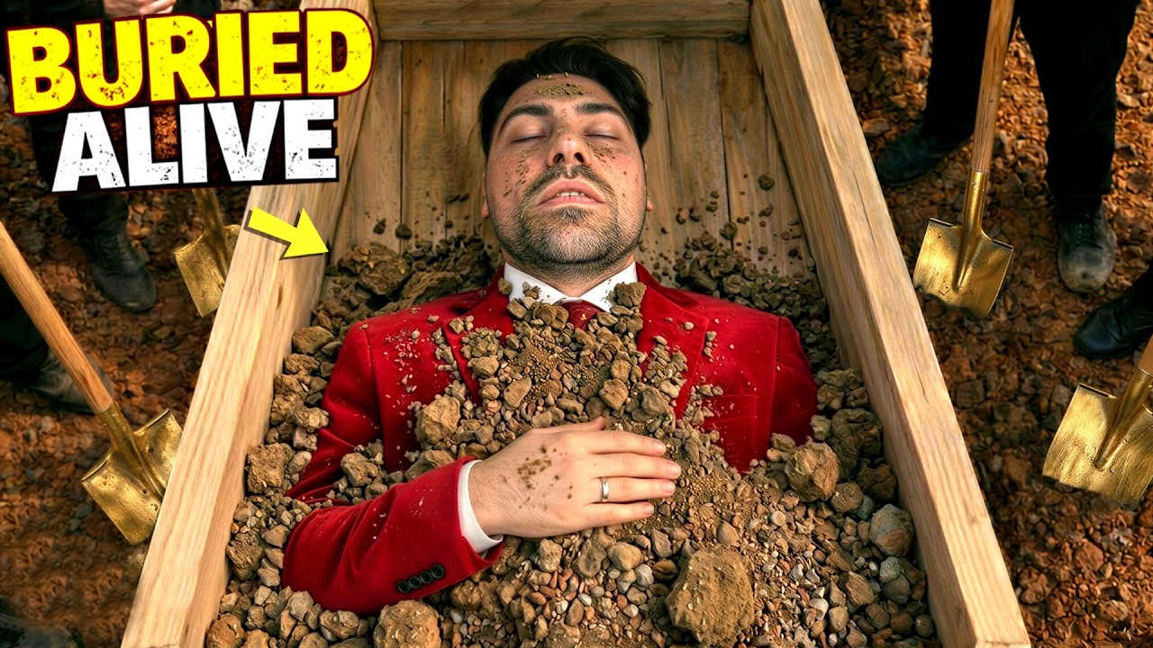 Buried ALIVE 6FT Deep Prank GONE WRONG! (Trapped in a COFFIN ⚰️)