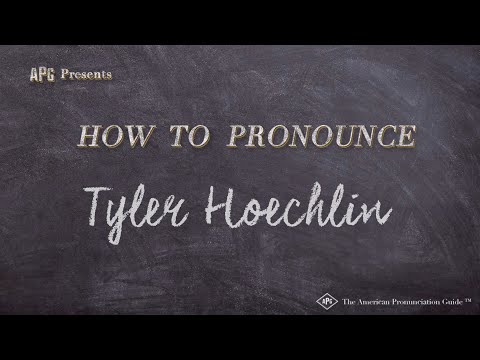 How to Pronounce Tyler Hoechlin (Real Life Examples!)