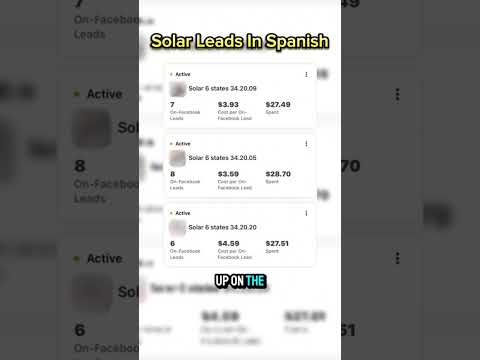 Get Solar Leads Online In Spanish #SolarLeads