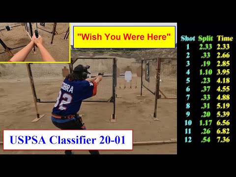 USPSA Classifier CM 20-01 "Wish You Were Here" - 83% Limited Optics CZ TSO Tactical Sports Orange