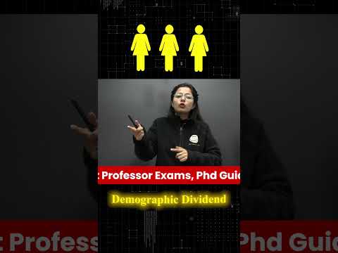 Demographic Dividend in Economics By Simranjit Kaur Mam #shorts