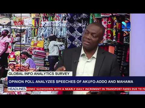 Global Info Analytics Survey: Opinion poll analyzes speeches of Akufo-Addo and Mahama