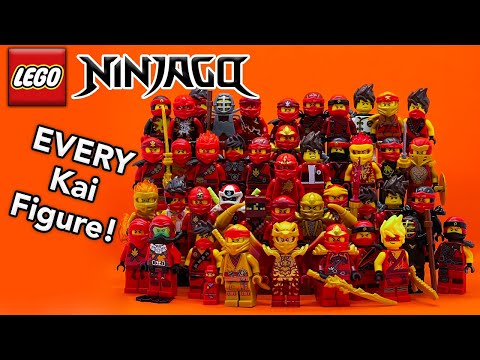 Every LEGO Ninjago Kai Minifigure! 2011-2022 REVIEWED!