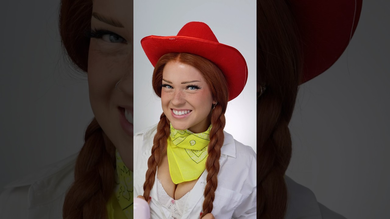 Jessie from toy story Halloween makeup look!!!