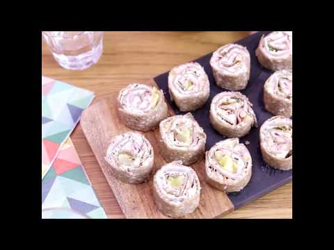 Makis de crêpe de sarrasin au cœur de laitue