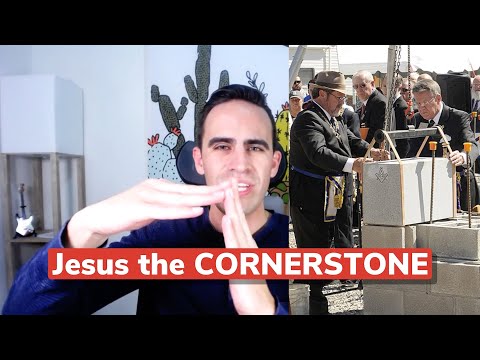 Jesus the CORNERSTONE - building a house that will stand the test of time