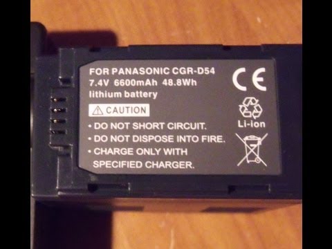 The Corvex64: Taking Apart the Li-Ion Battery Pack - CGR-D54 6600mAh