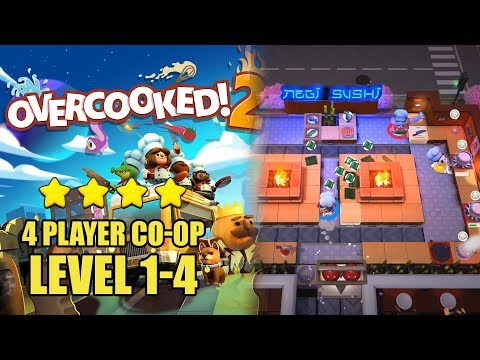 Steam Community :: Video :: Overcooked! 2 - Level 1-4 [4 star, 4 Player ...