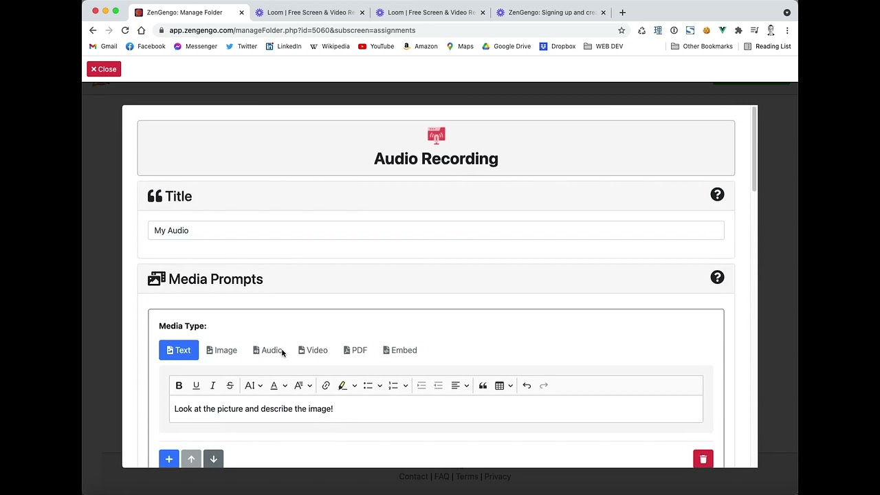 Creating your first assignment and viewing submissions