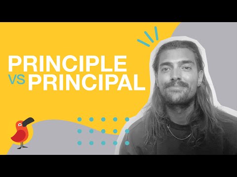 Principle vs Principal