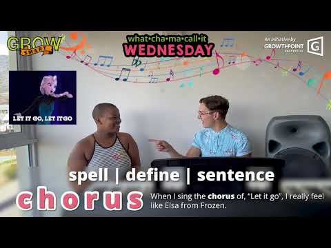Growsmart at home - Whatchamacallit Wednesday episode 14 with Daniel and Khanya