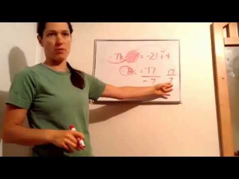Saxon Math Algebra 1 - Lesson 25 - Solutions of Equations