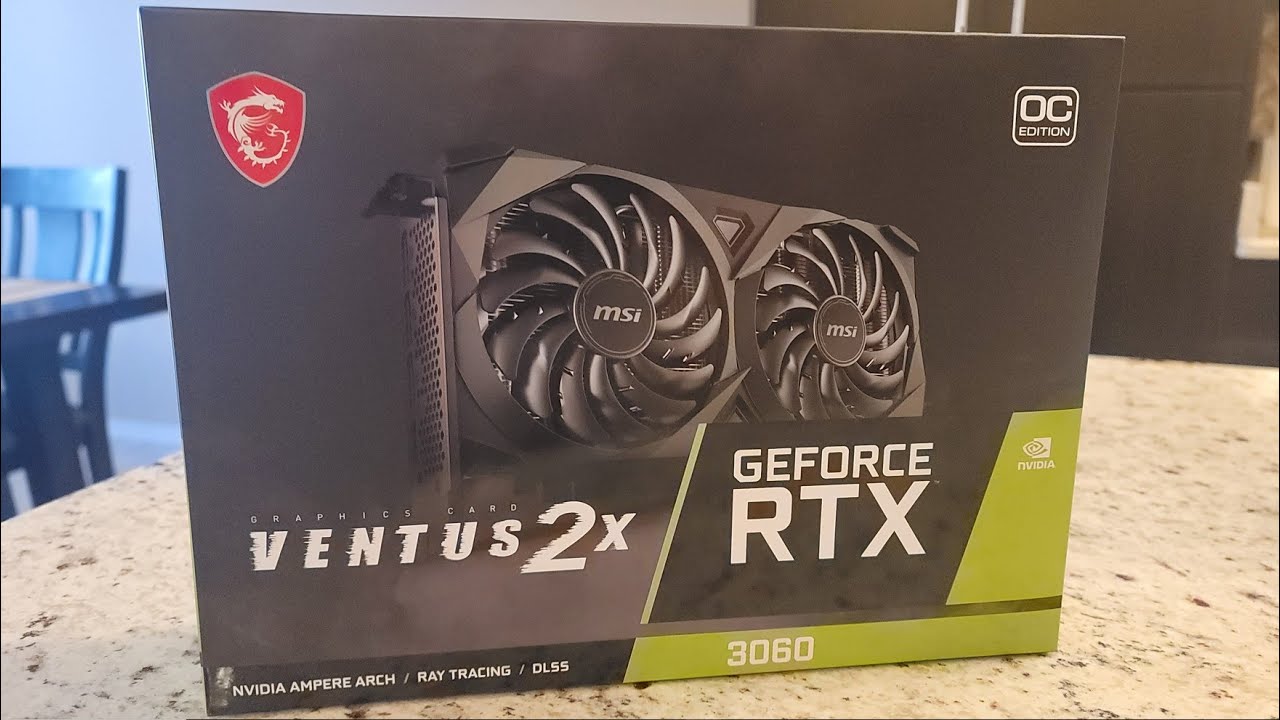 MSI svga geforce rtx 3060 ventus 2X oc 8GB GDDR6, V397-644R | Eponuda.com