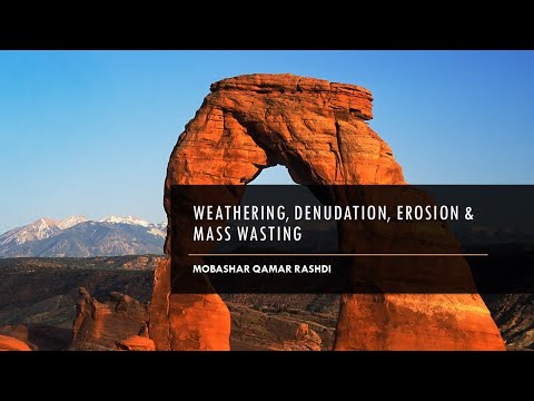 Denudation, Weathering, Erosion & Mass Wasting || Geography Lecture in Urdu/Hindi || Mobashar Qamar