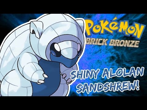 Pokemon Brick Bronze - WE GOT A SHINY ALOLAN SANDSHREW!