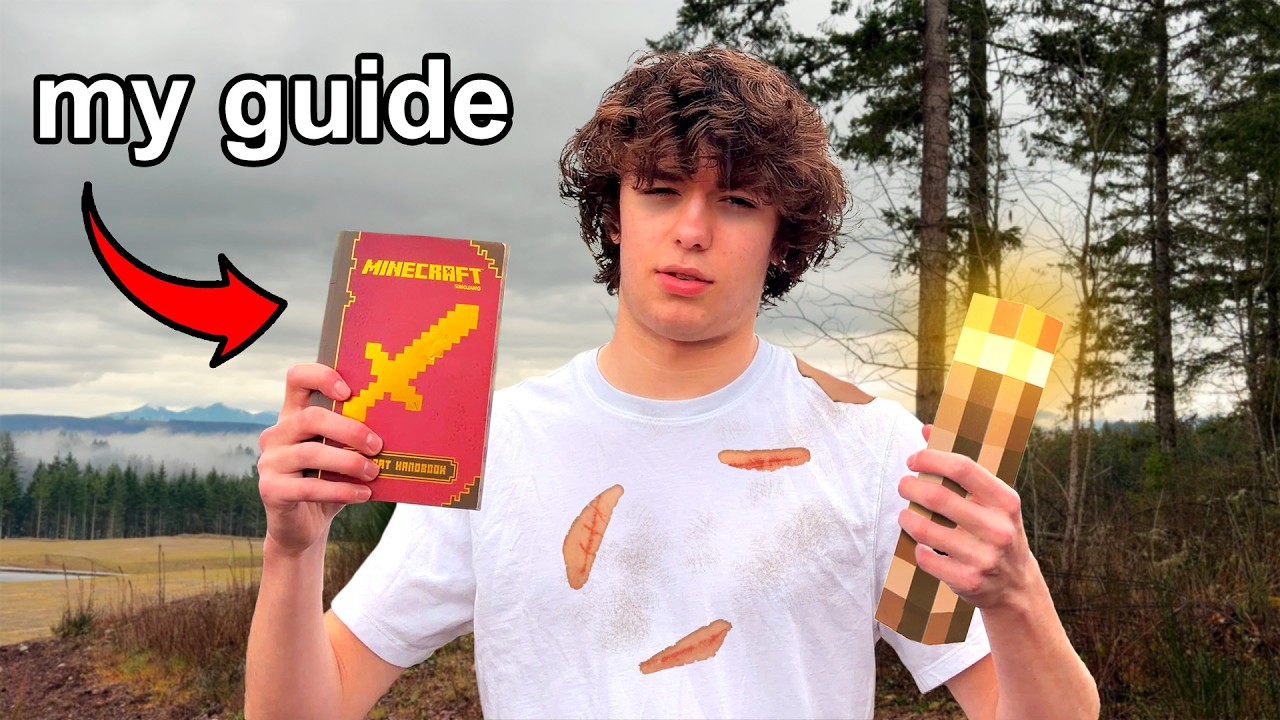 surviving irl using minecraft handbooks