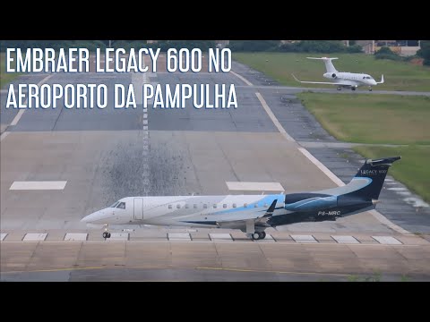 EMBRAER LEGACY 600 (PS-MRC) NO AEROPORTO DA PAMPULHA