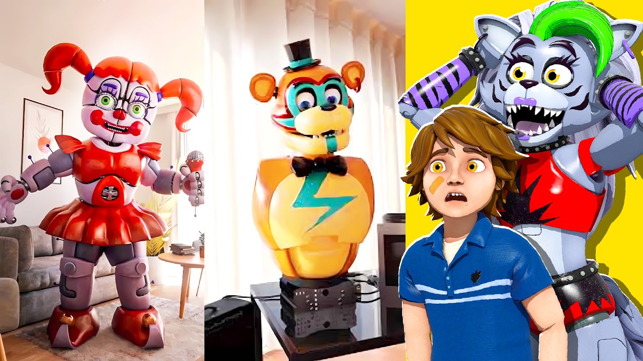 FNAF ANIMATRONICS but in REAL LIFE!