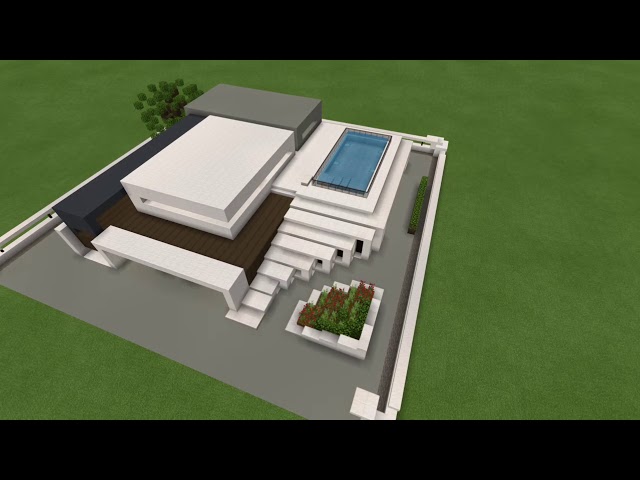 Small Futuristic House Minecraft Map