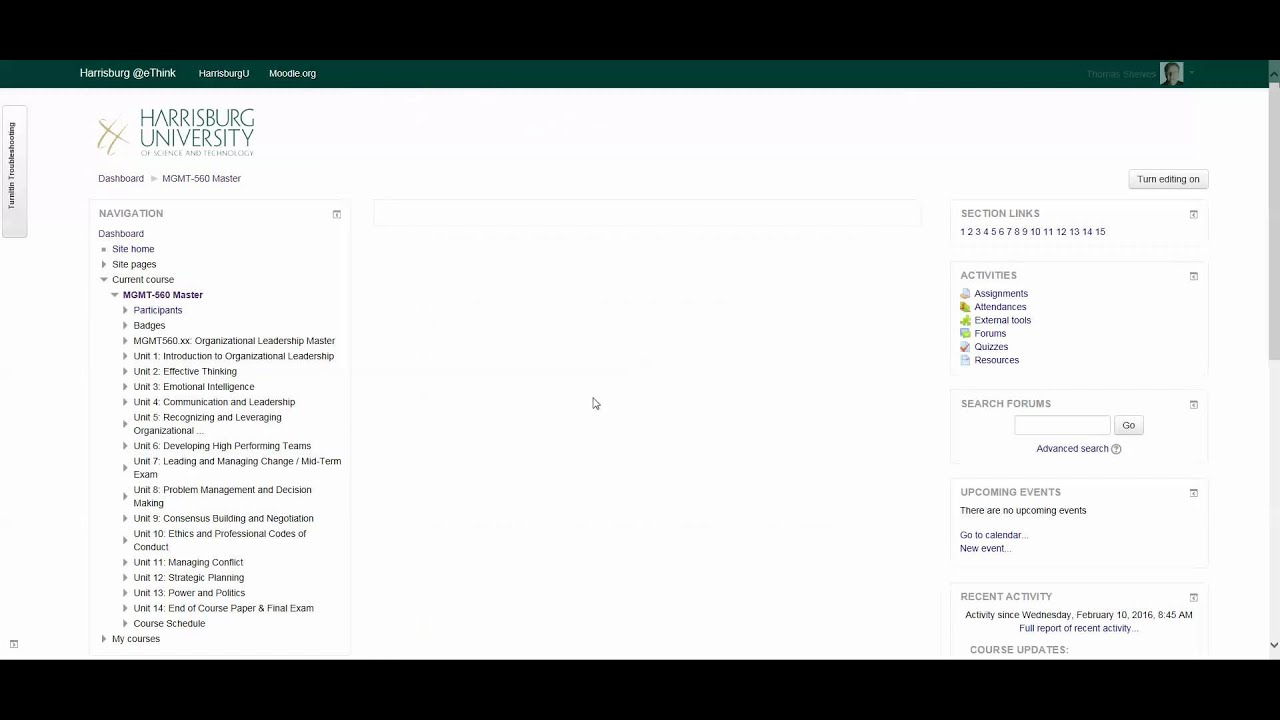 Setup Instructor Guide using Web Page Moodle