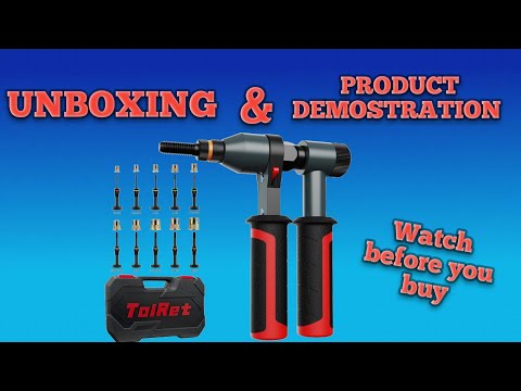 Professional Rivet Nut Tool Kit Review | Includes 10 Metric and SAE Mandrels, Rugged Carrying Case