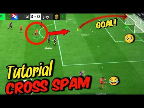 How To Do Cross Spam Perfectly | EA SPORTS FC MOBILE | #fifamobile #youtube #fifa #shorts #football