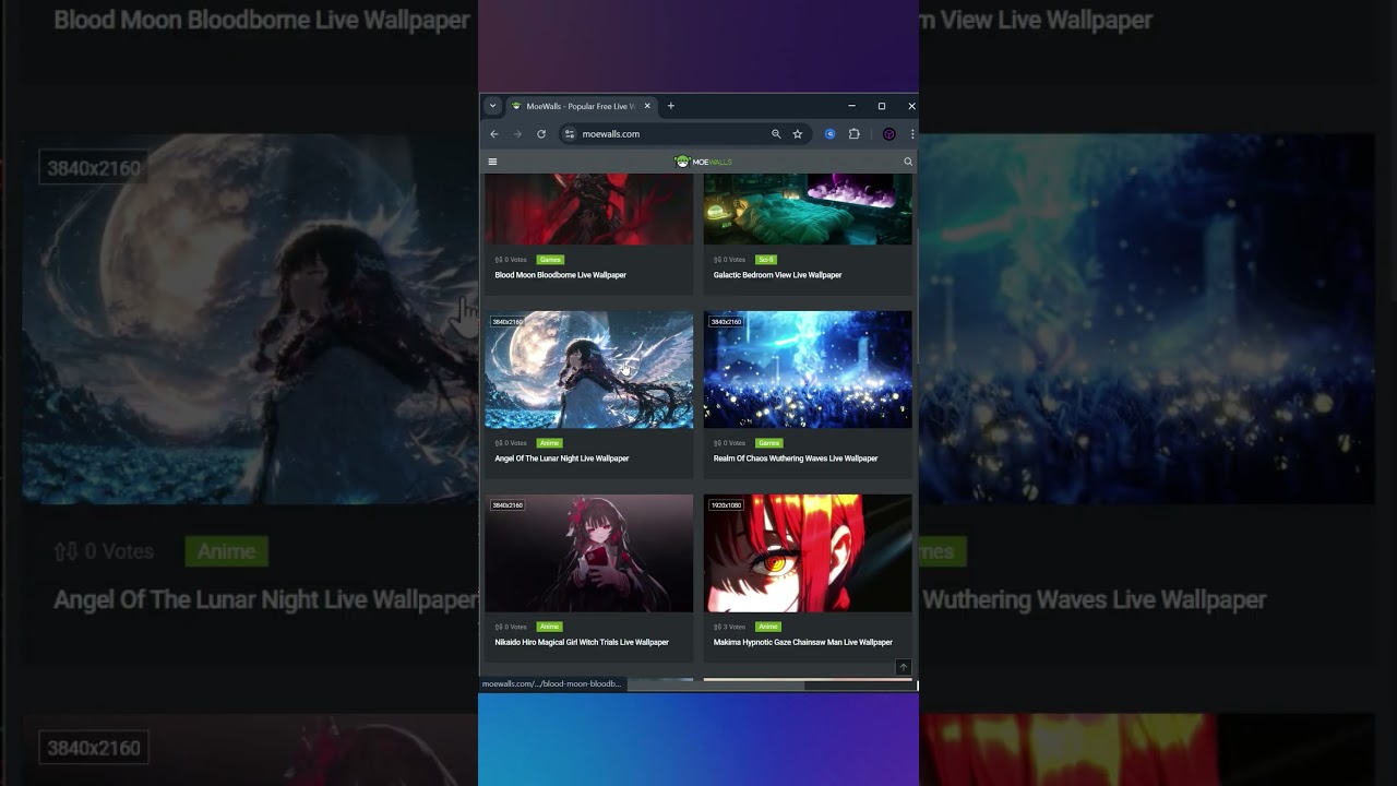 Powerful website you should know (part 68) Get thousands of free 4K Live Wallpapers #websites