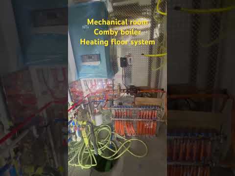 Heating floor system finishing #heating #construction #plumbing #plumbers #diy #bestlaserlevel