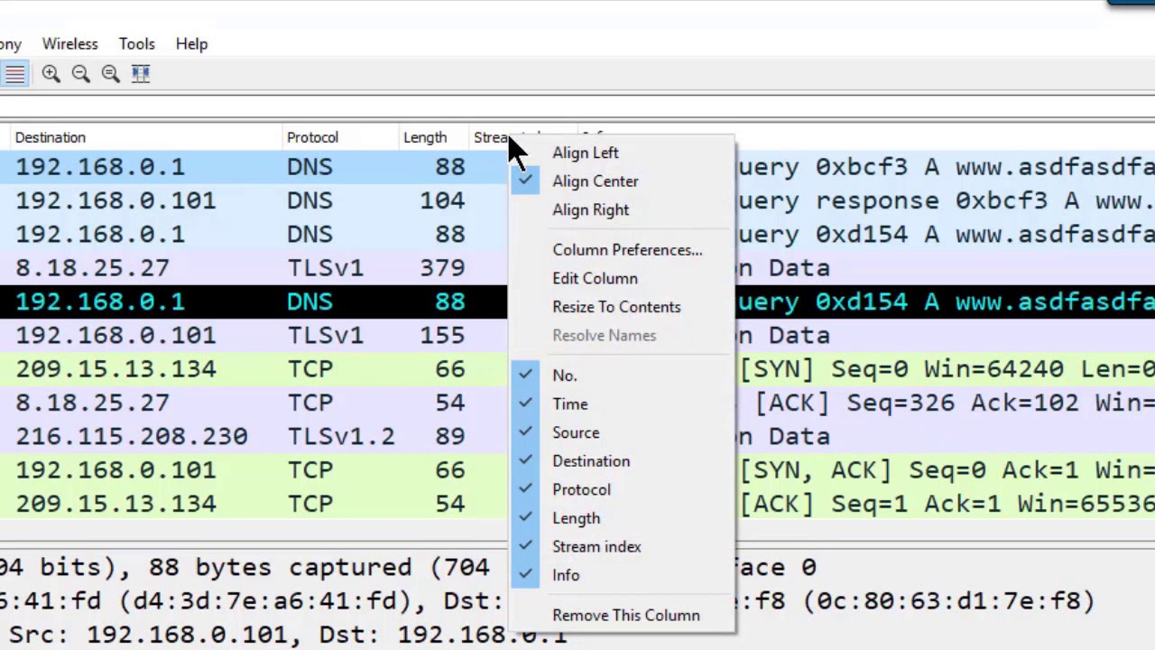 Wireshark Tip: Multi-Field Columns