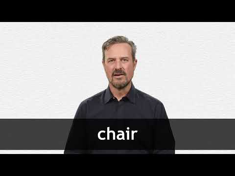 How to pronounce CHAIR in American English