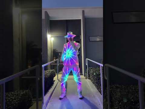 New LED Costume ✨ #leddancers #shorts