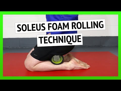 Soleus Muscle Foam Roller Technique for Tight Calves