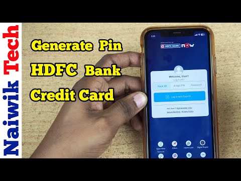 How to Set Pin for your HDFC Bank Credit Card via Mobile app