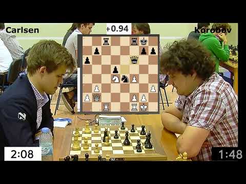 Carlsen - Korobov The Theatre of Chess (Live PGN)