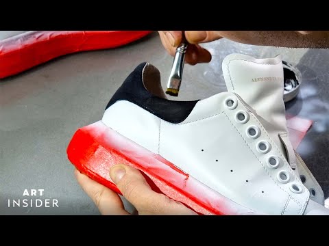 How $320 Alexander McQueen Sneakers Are Professionally Restored
