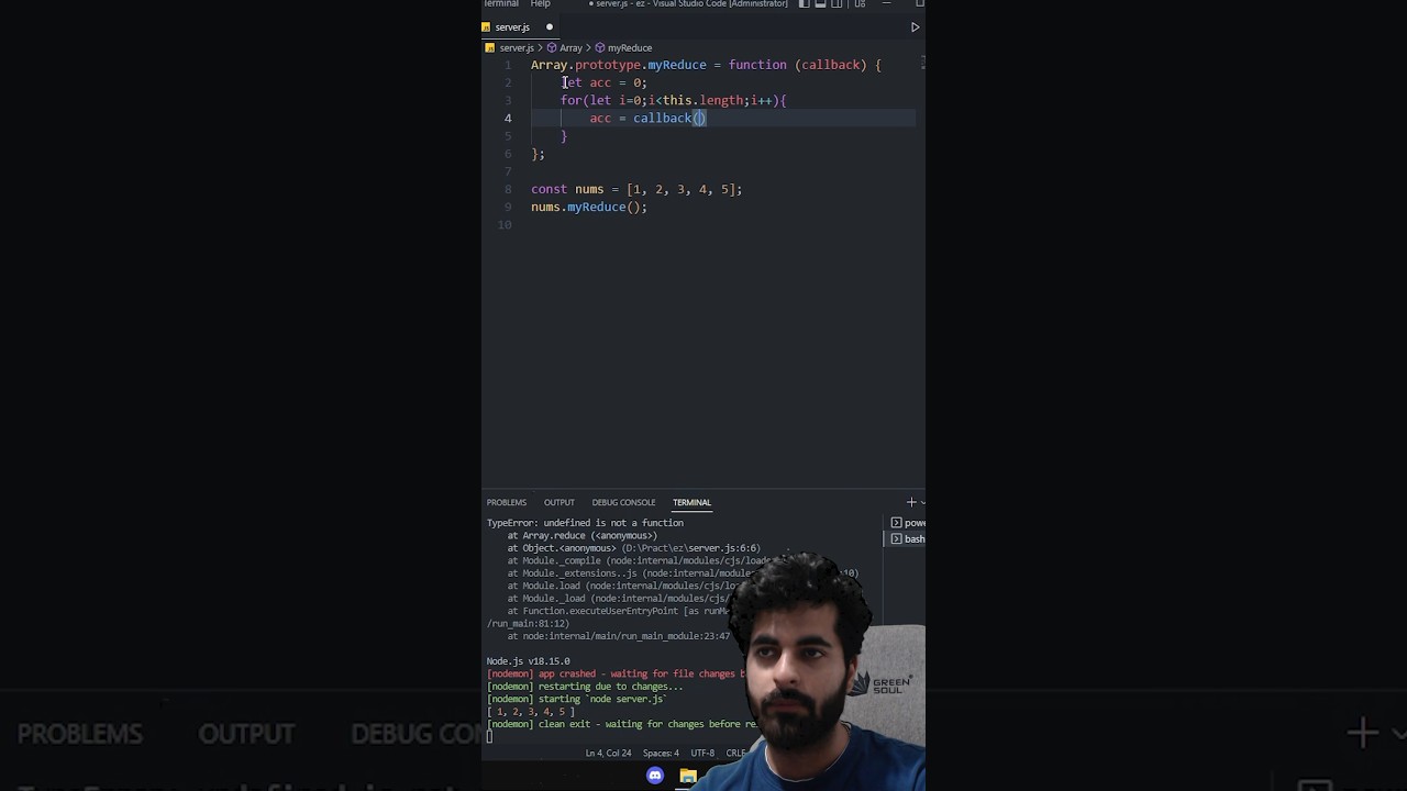 Let’s create a method in prototype.