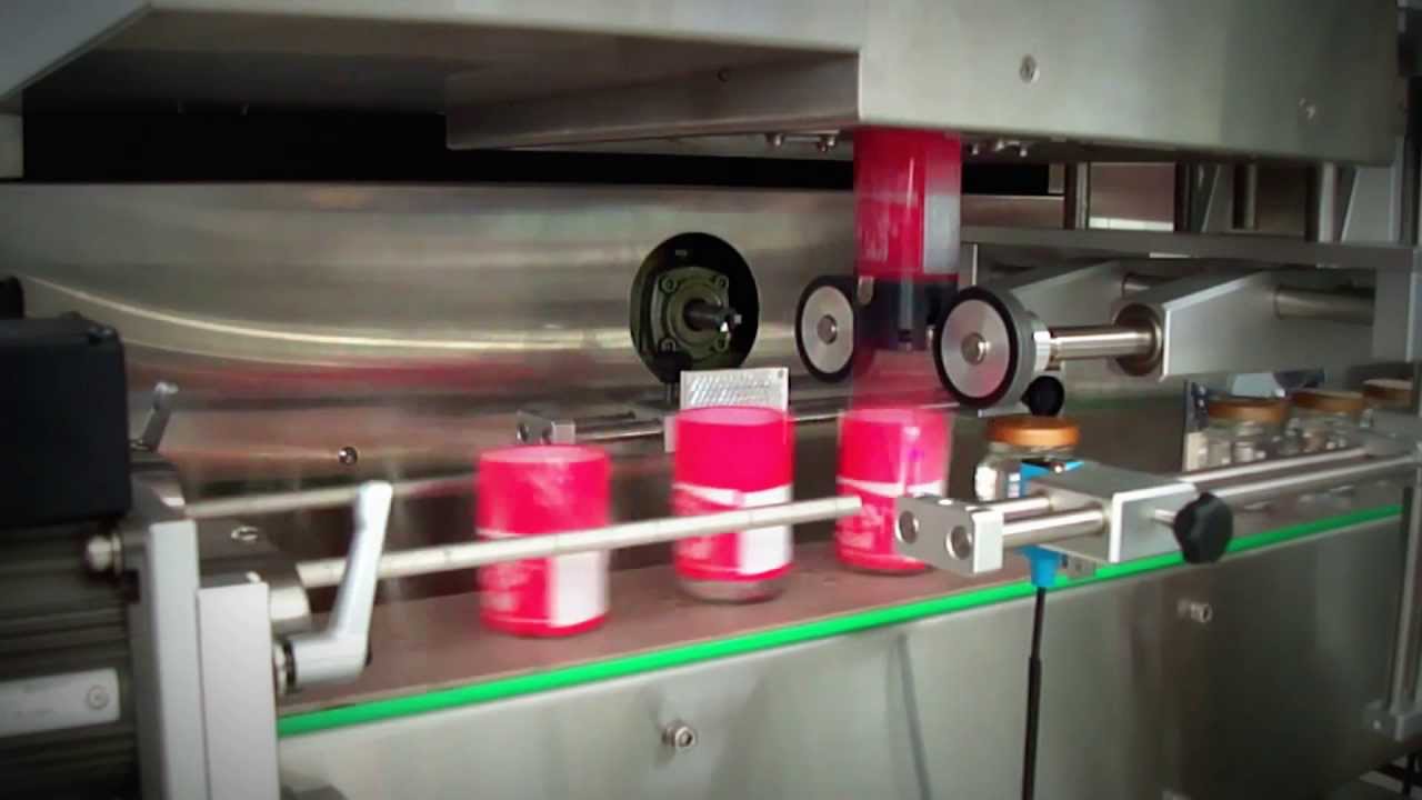 SL-301 Sleeve Labeling Machine + HST-820 Electric Heat Shrinking Tunnel