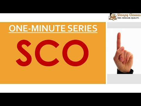 SCO - One Minute Series for IAS || UPSC || Prelims