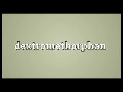 Dextromethorphan Meaning