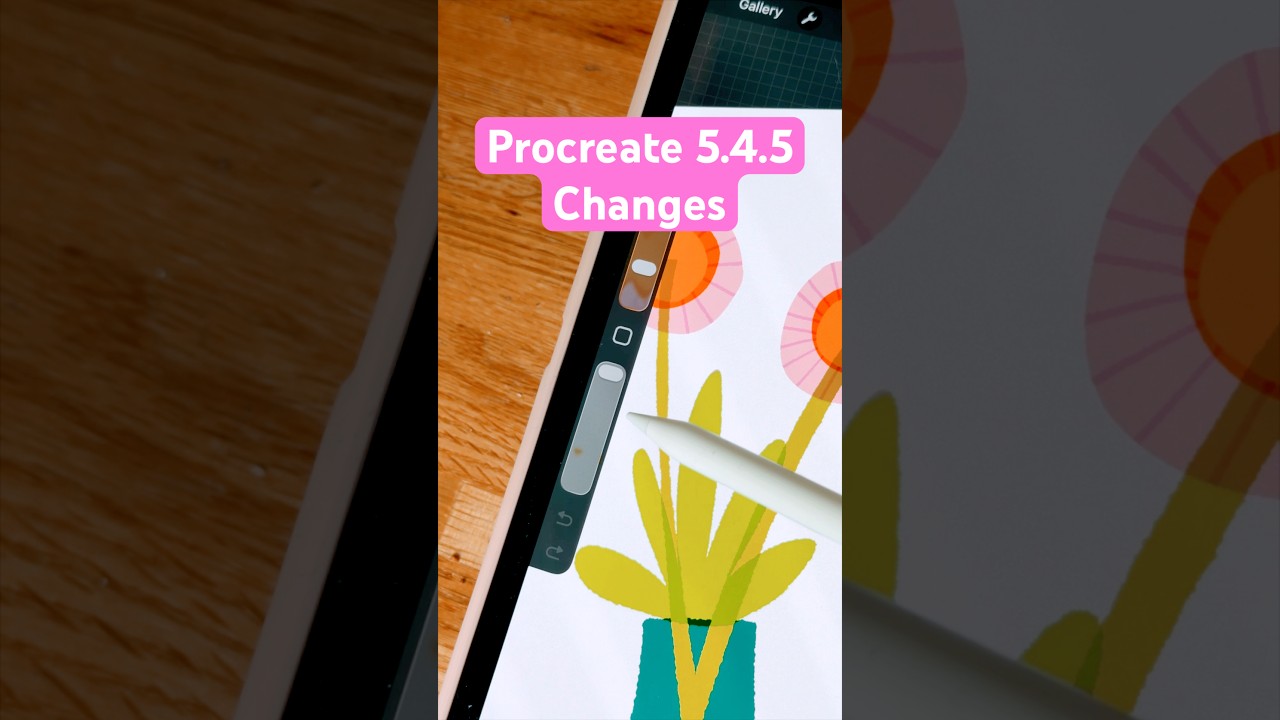 Procreate 5.4.5 Update…everything is looking bubblier! #procreate