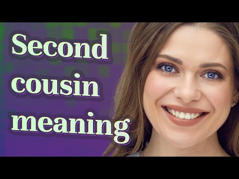 Second cousin | meaning of Second cousin