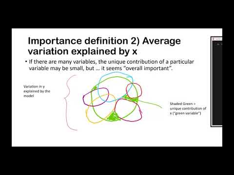 Methods for ranking and quantifying the importance of predictor variables - Eve Slavich